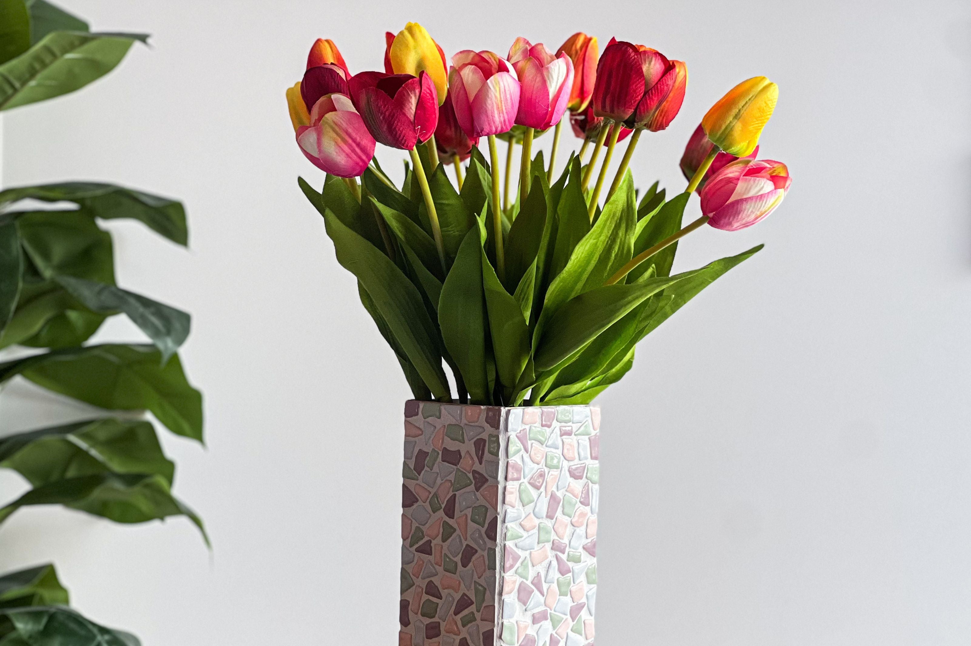 Create Your Own Colourful Mosaic Vase | Complete Mosaic Kit for Adults