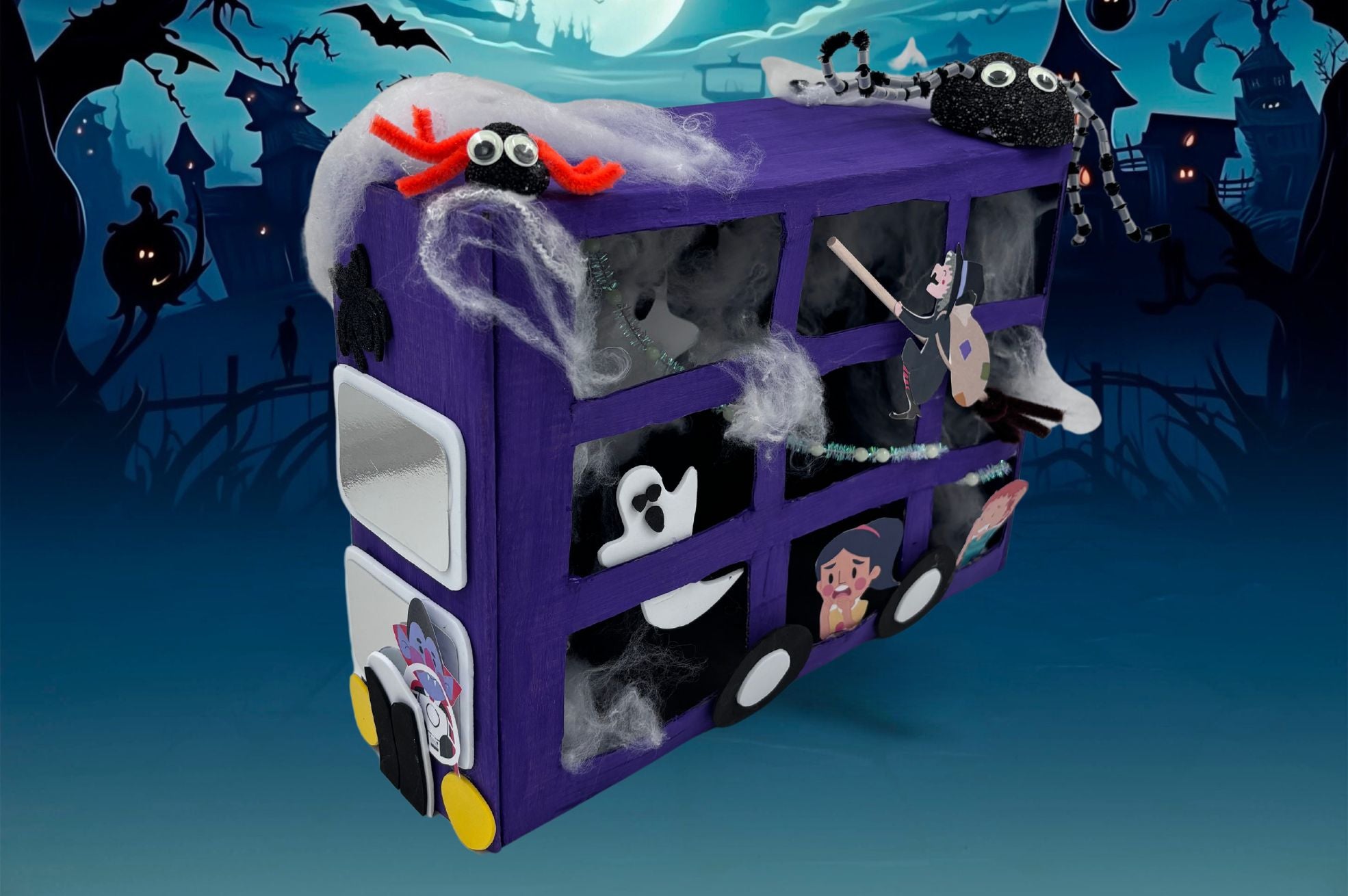 Craft kit Scary bus